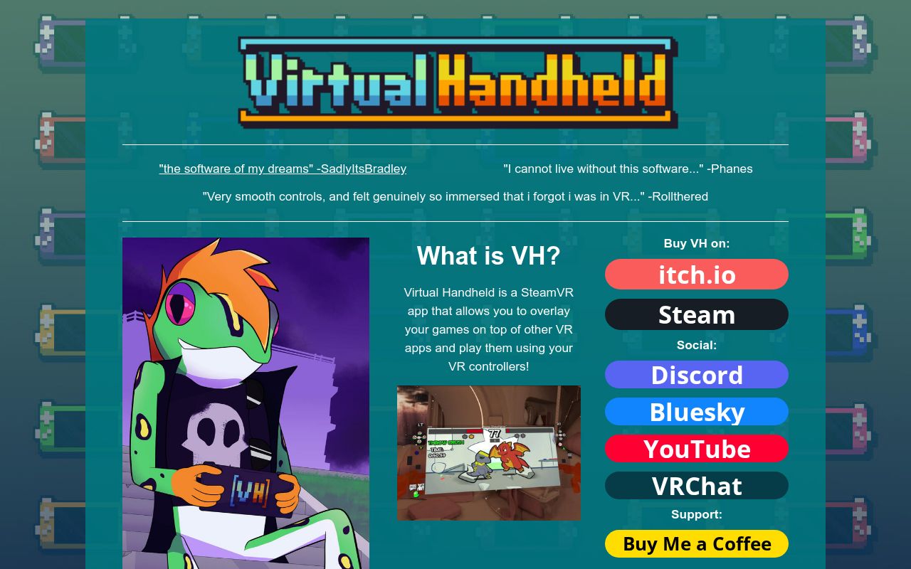 Virtual Handheld | ZanyCatXR